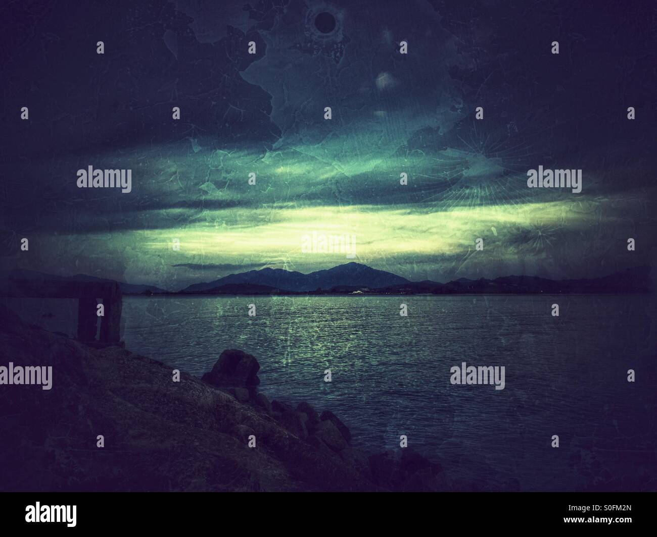 The two mountains Stock Photo - Alamy