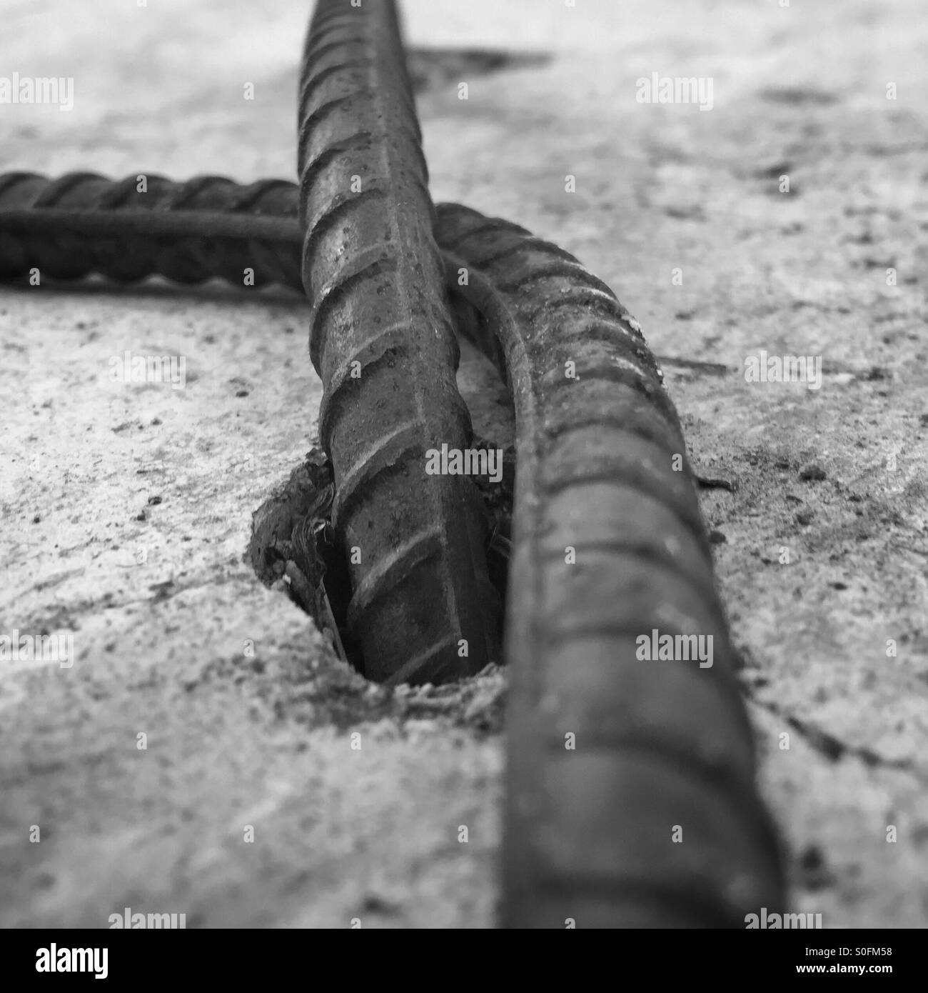 Steel iron rod hi-res stock photography and images - Alamy