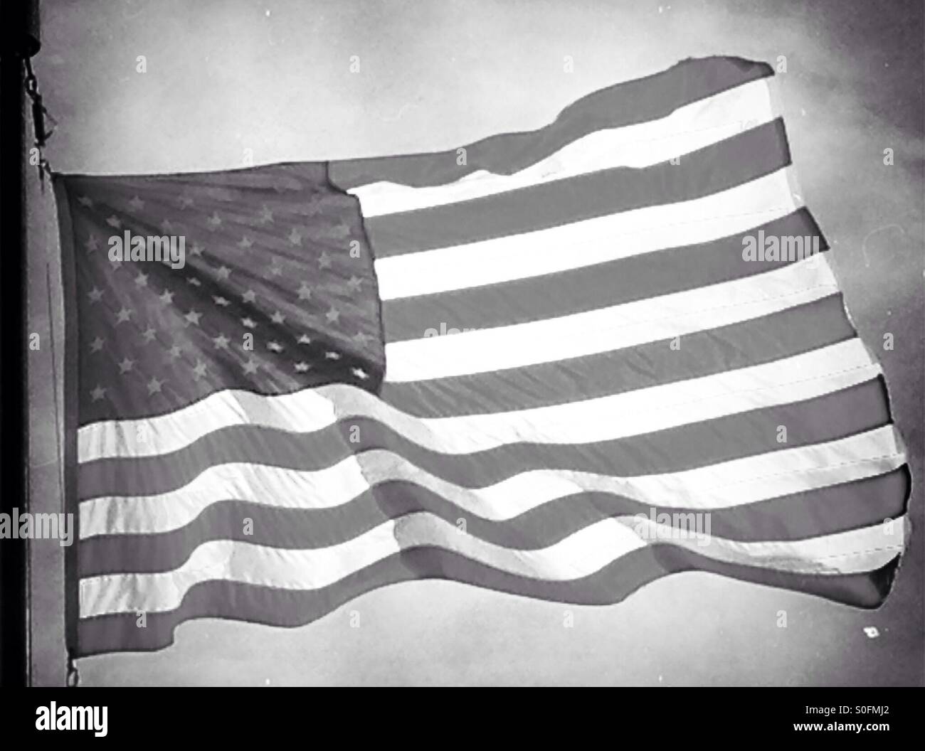 Black White American Flag Stock Photos & Black White American Flag ...