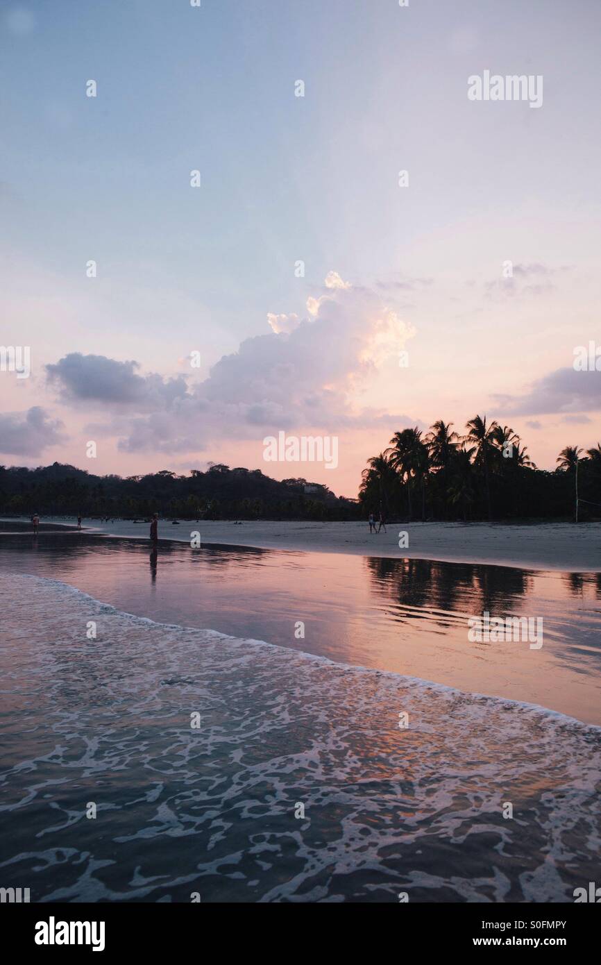 Sunset in Costa Rica Stock Photo - Alamy