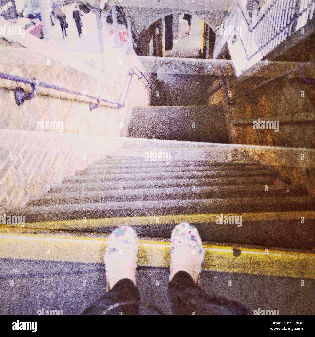 Foot stairs hi-res stock photography and images - Alamy