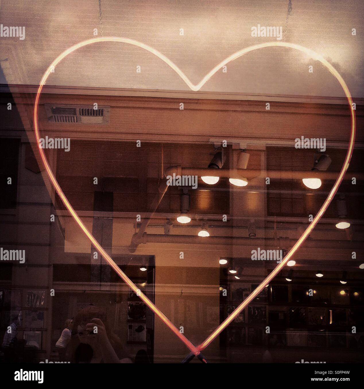 Heart window hi-res stock photography and images - Alamy