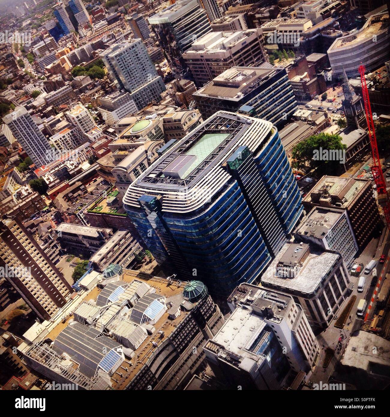 The view from the Gherkin Stock Photo - Alamy