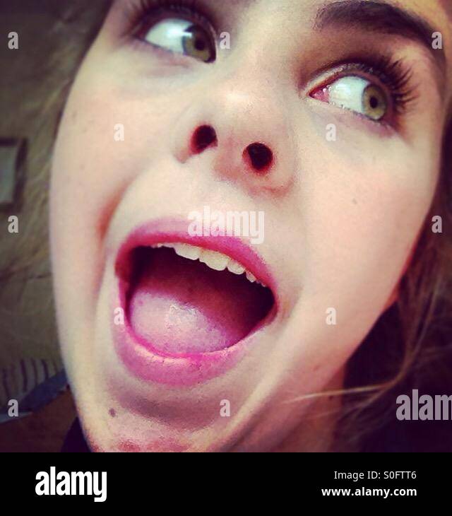 Cheeky girl hi-res stock photography and images - Alamy