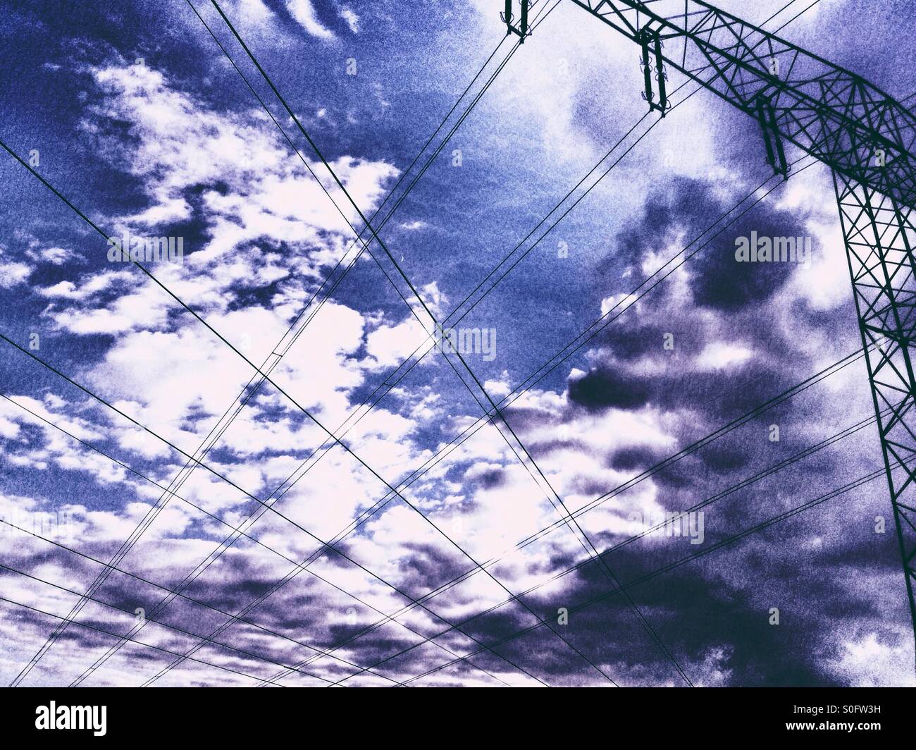 Power line crossing hi-res stock photography and images - Alamy