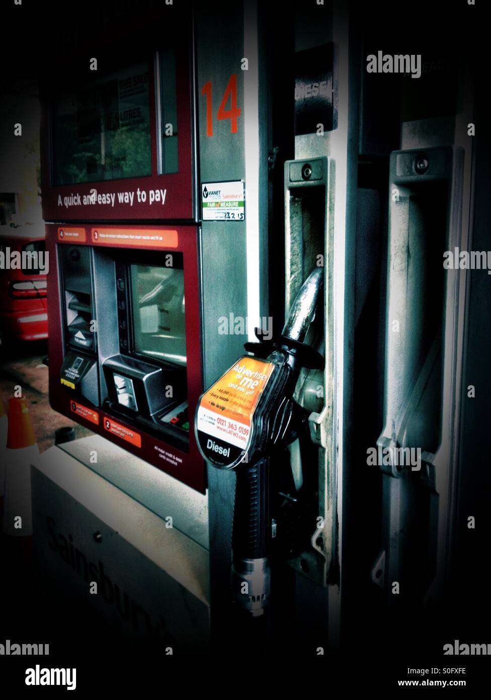 Petrol pump not in use smartphone stock photos and images - Alamy