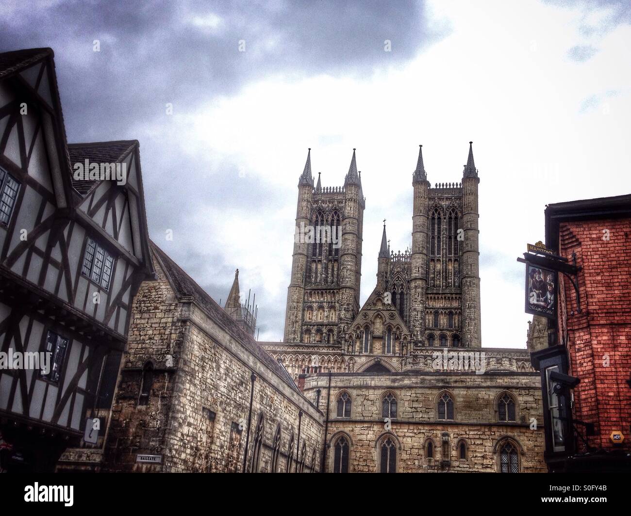 Public House Lincoln Lincolnshire England Uk High Resolution Stock ...