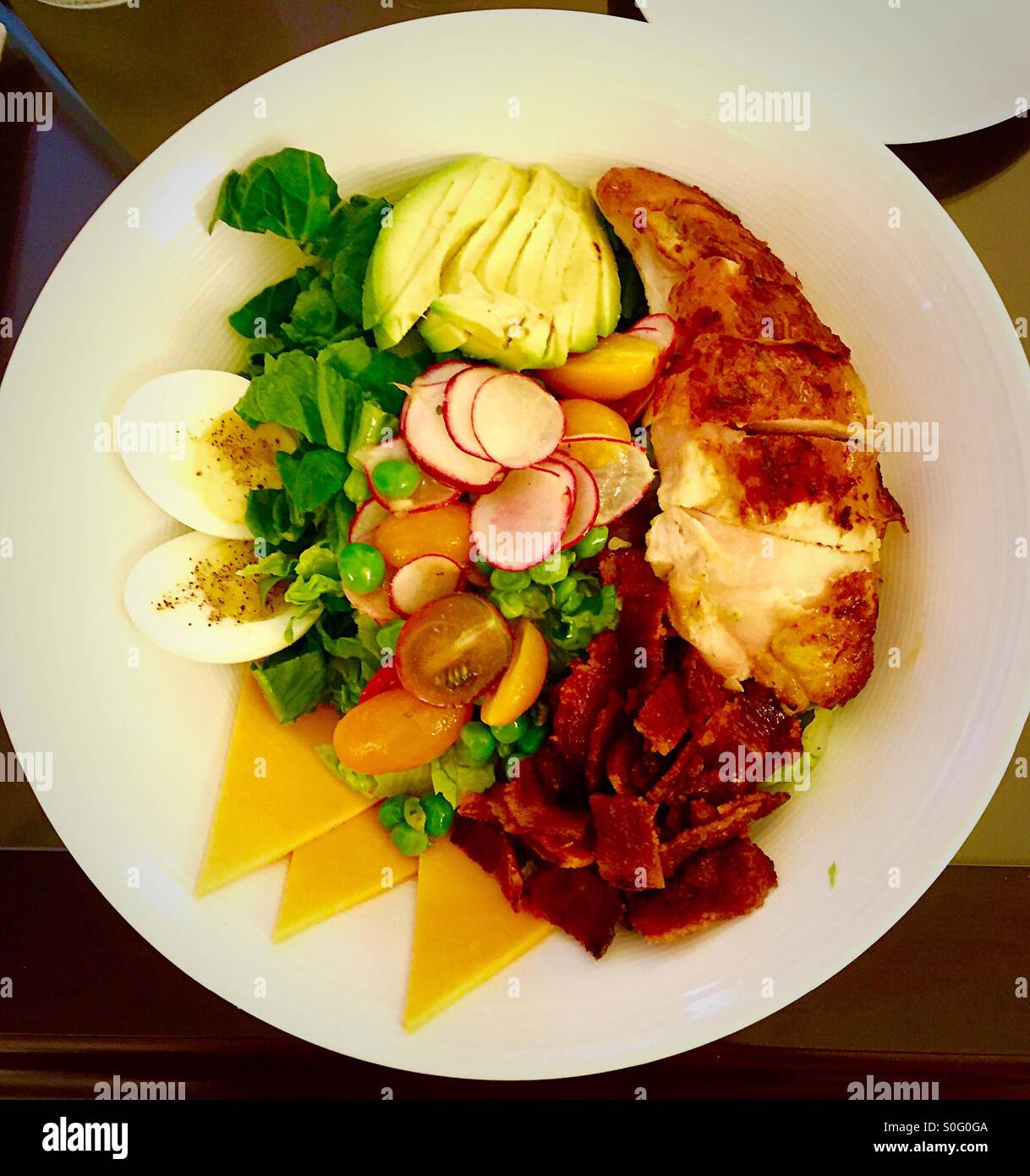 Fried Chicken Cobb Stock Photo - Alamy