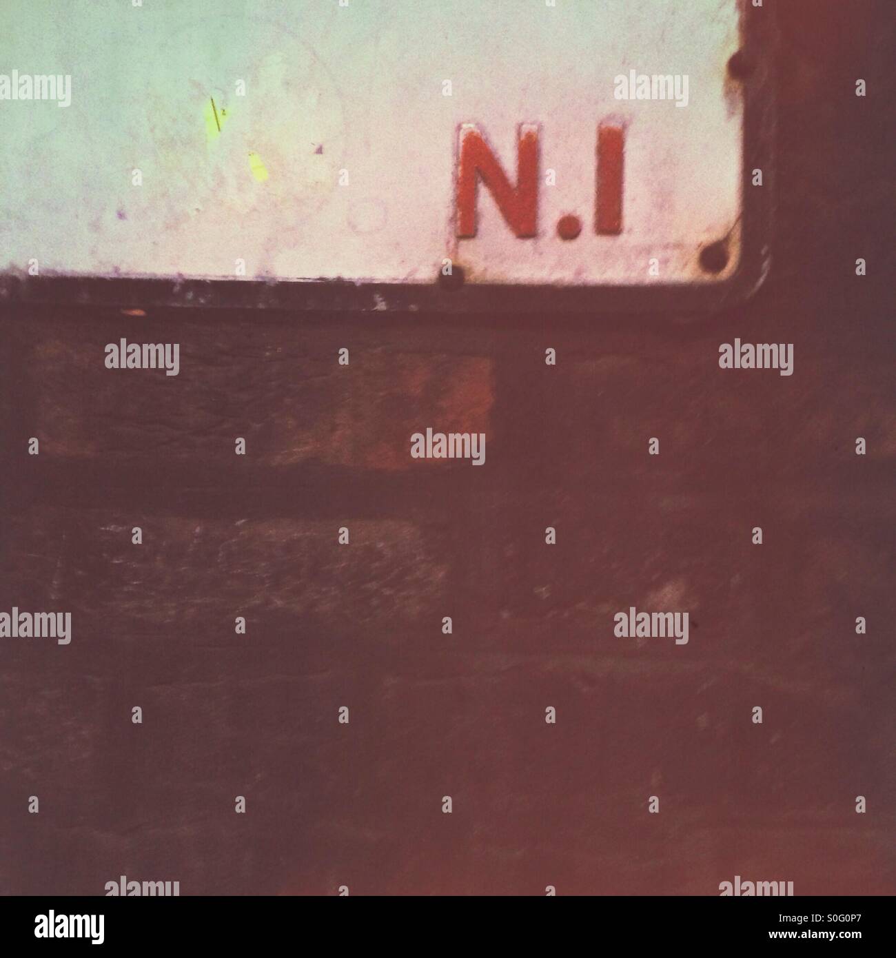 N1 road sign Stock Photo - Alamy