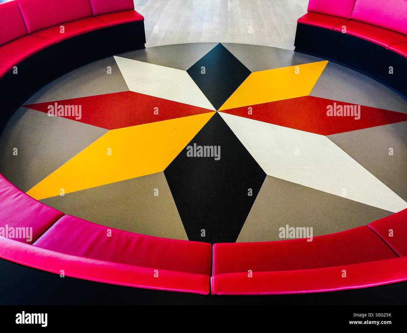 Geometry of seating Stock Photo - Alamy