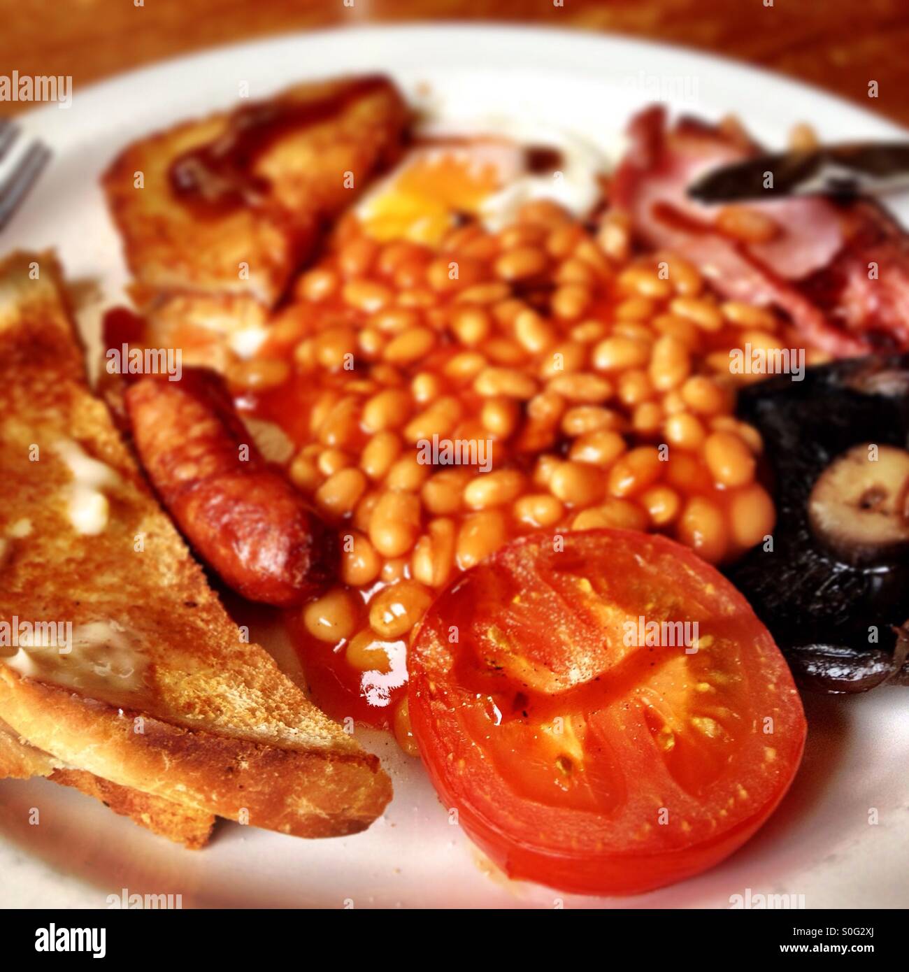 Full english breakfast hash brown hi-res stock photography and images ...