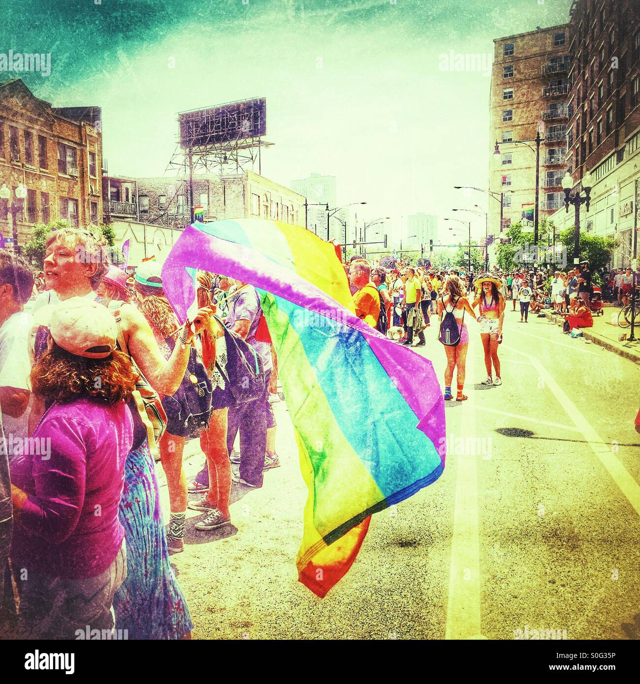 Chicago pride parade hi-res stock photography and images - Alamy