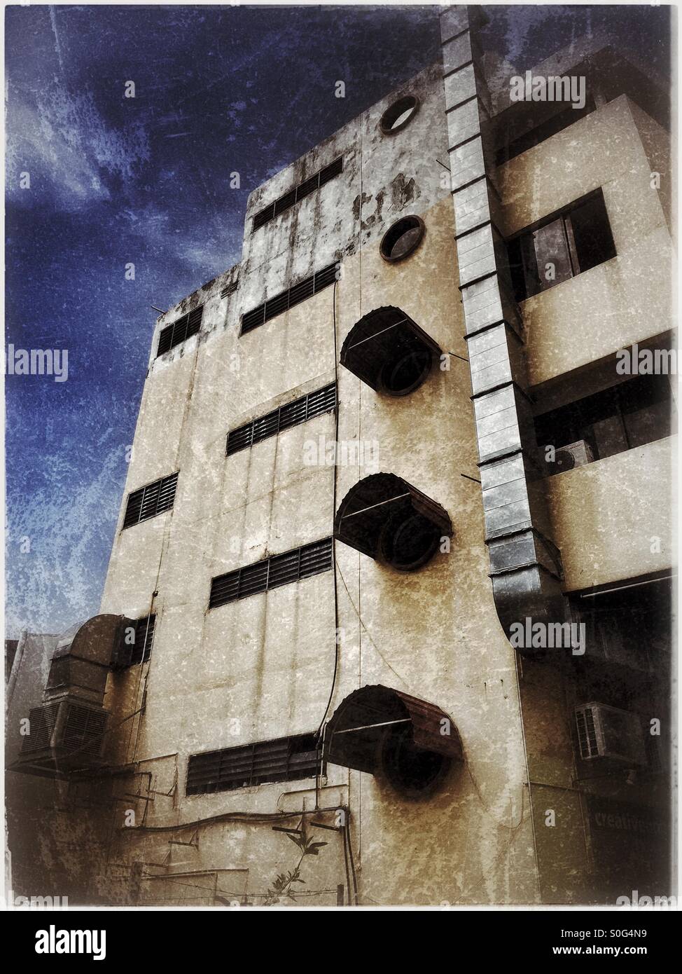 Grungy building photograph Stock Photo - Alamy