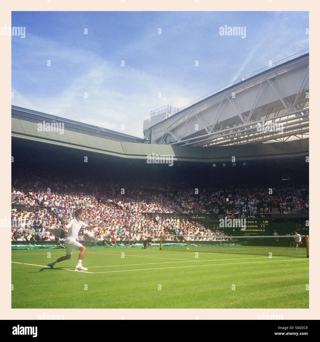 Wimbledon centre court hi-res stock photography and images - Alamy