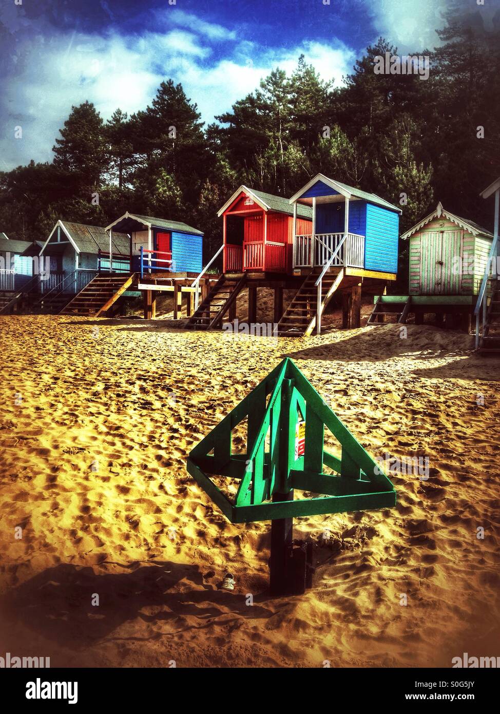 Groyne marker hi-res stock photography and images - Alamy