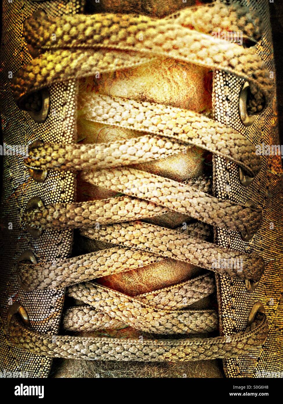 How to tie shoe laces smartphone stock photos and images - Alamy