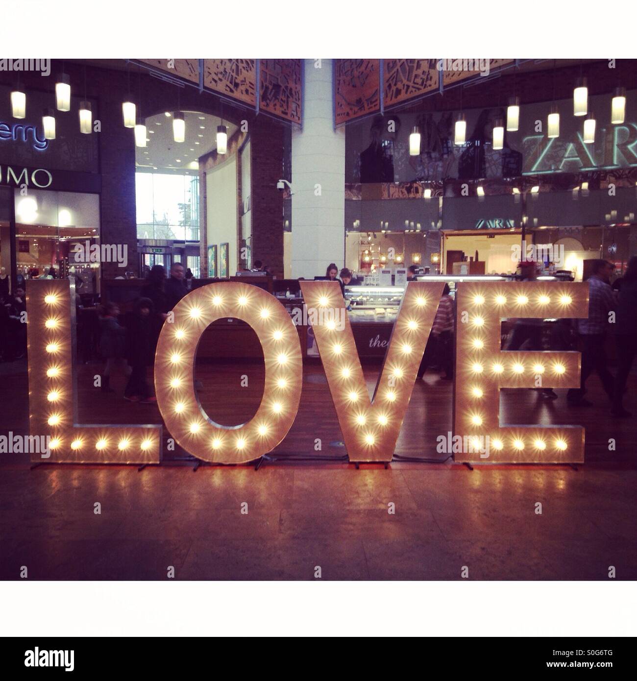 Love you in lights hi-res stock photography and images - Alamy