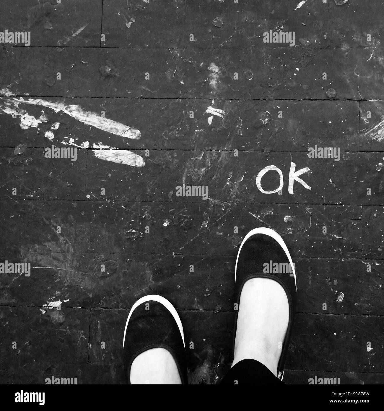 Graffiti ok hi-res stock photography and images - Alamy