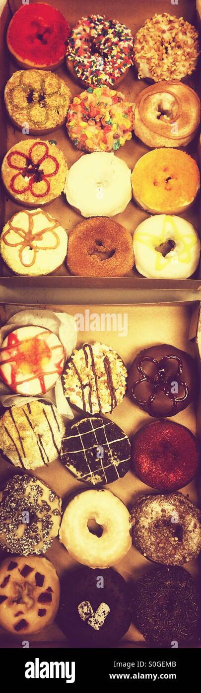 Doughnut varieties hi-res stock photography and images - Alamy