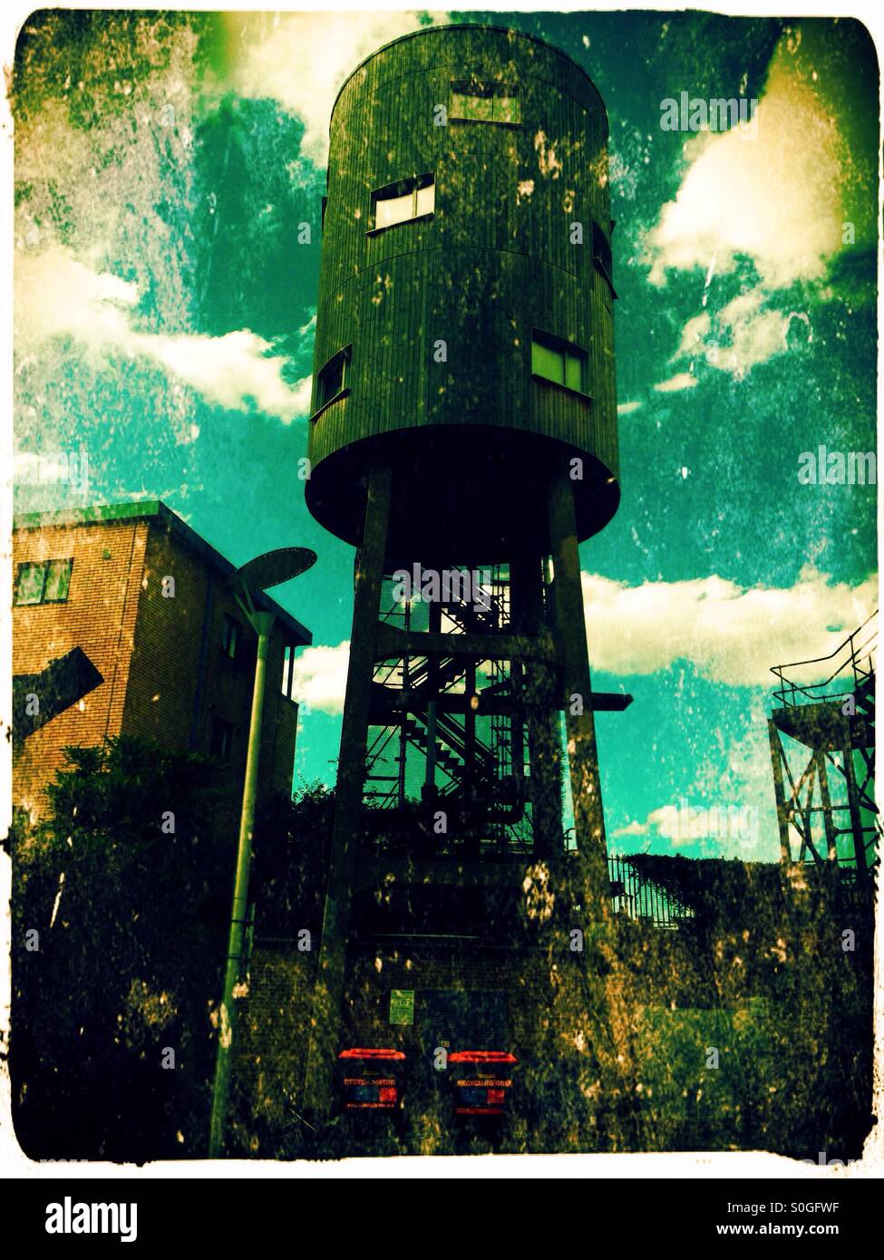 Water Tank On Stilts High Resolution Stock Photography and Images - Alamy