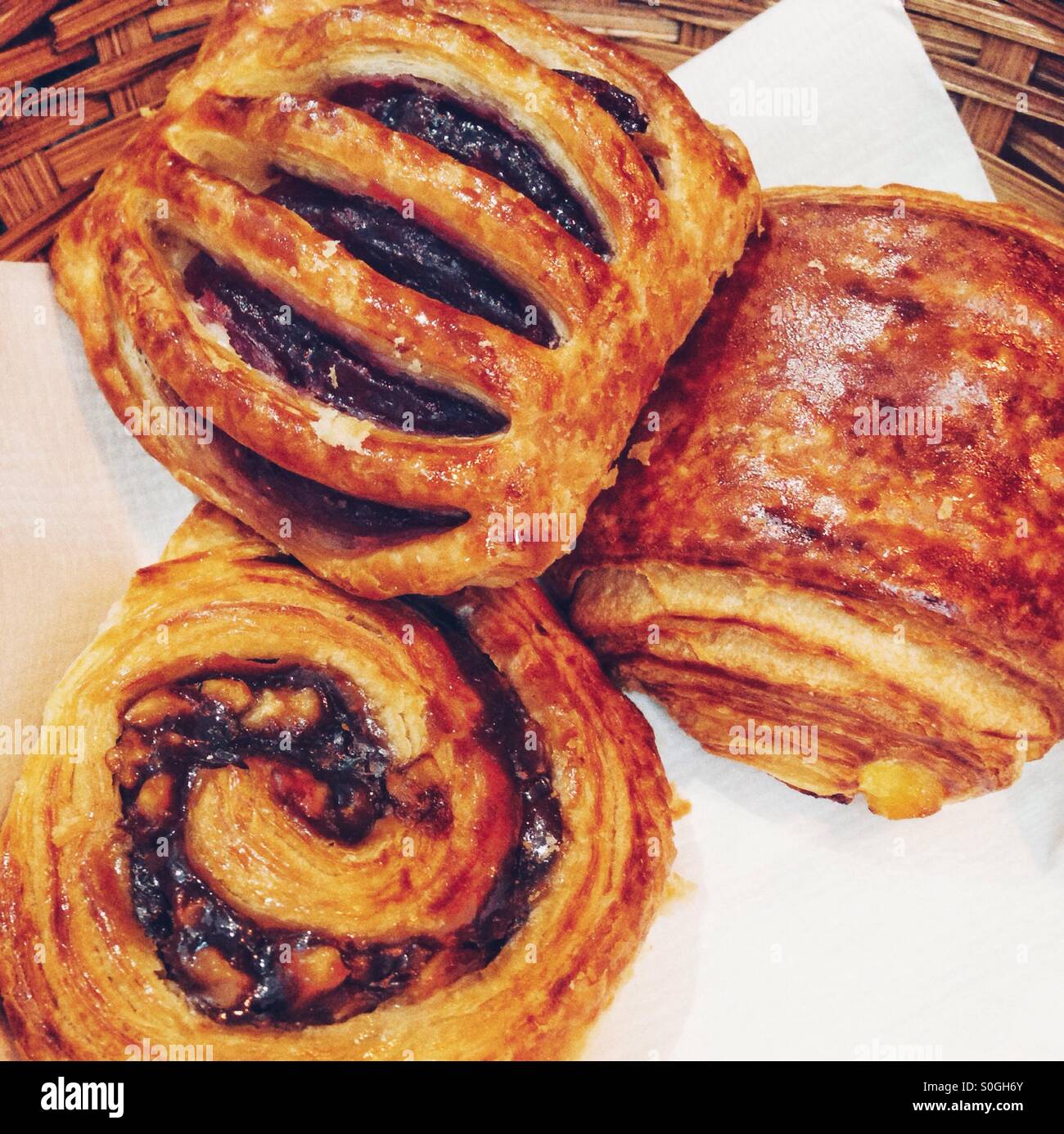 Cherry pastries hi-res stock photography and images - Alamy