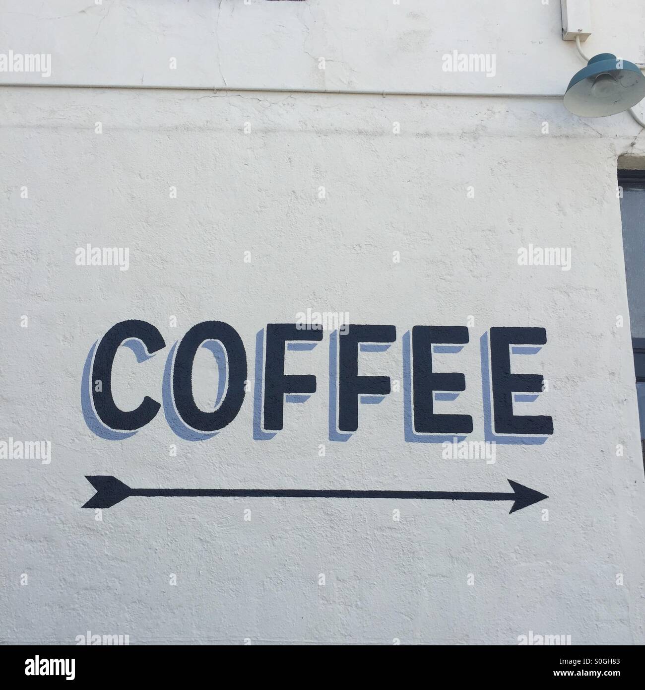 Coffee sign hi-res stock photography and images - Alamy