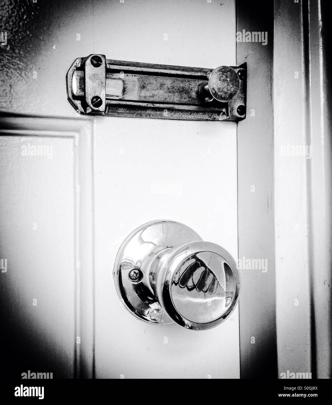 Classic Door Lock Stock Photo - Alamy