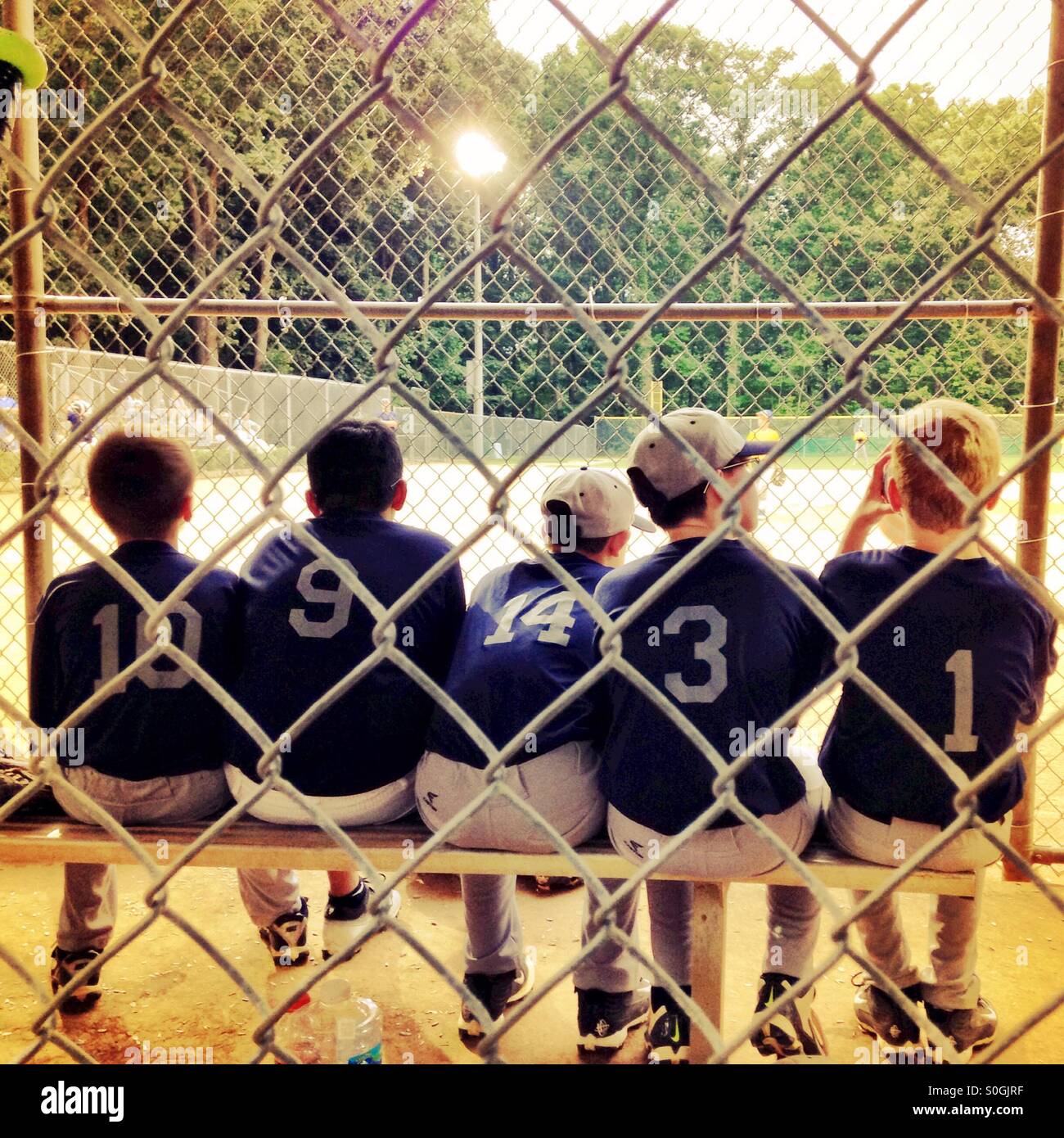 Boys baseball uniforms hi-res stock photography and images - Alamy