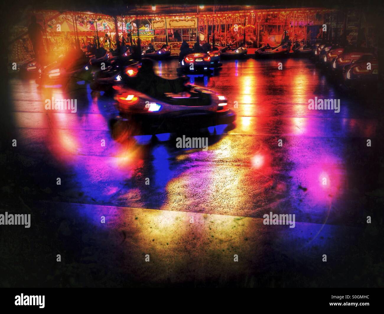 Funfair bumper car hi-res stock photography and images - Alamy