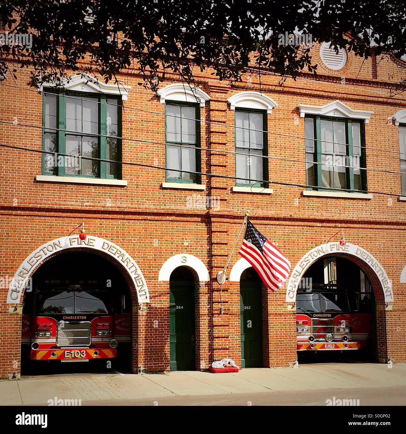 Charleston Fire Department Stock Photo - Alamy