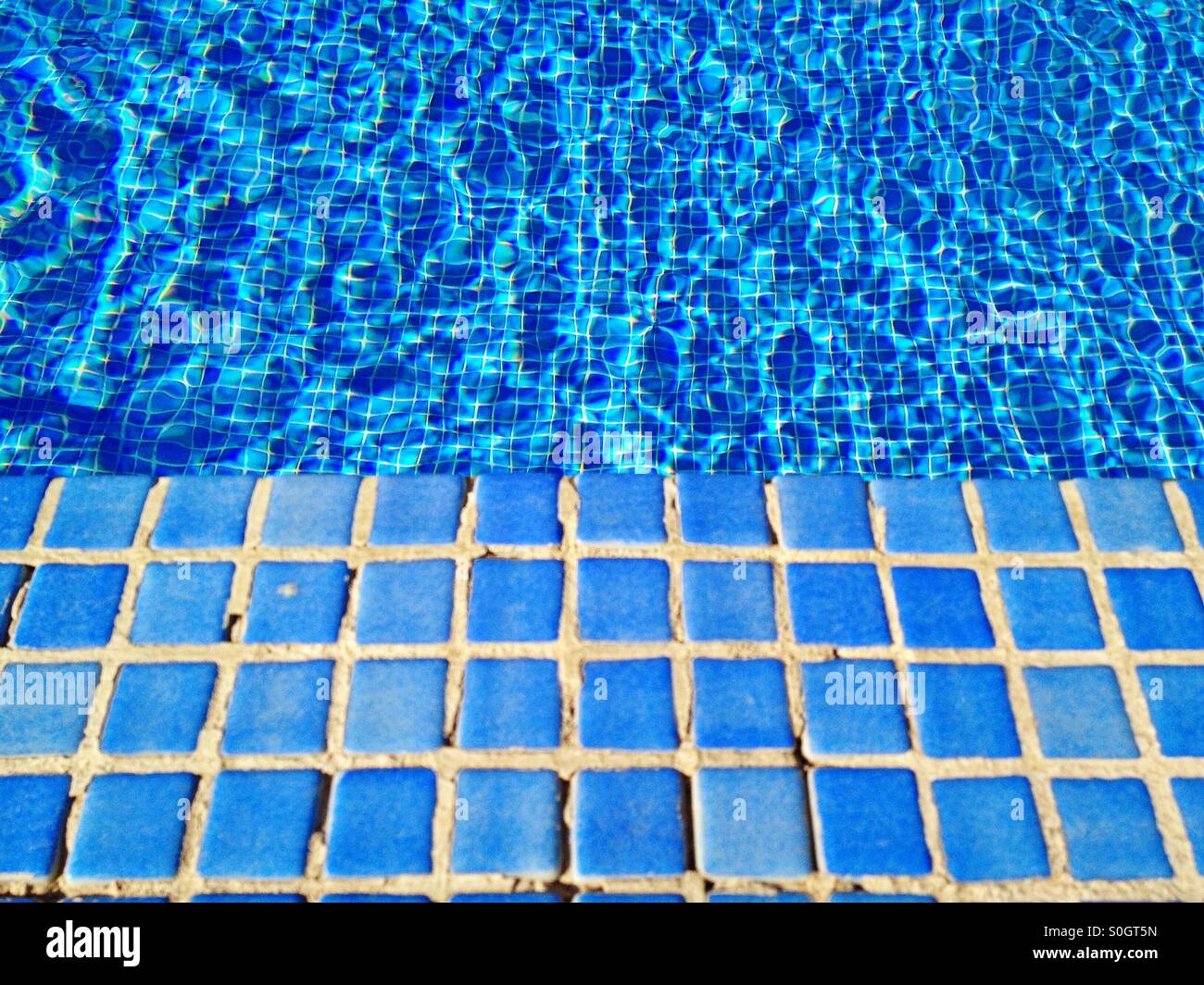 Blue ceramic tiles hi-res stock photography and images - Alamy