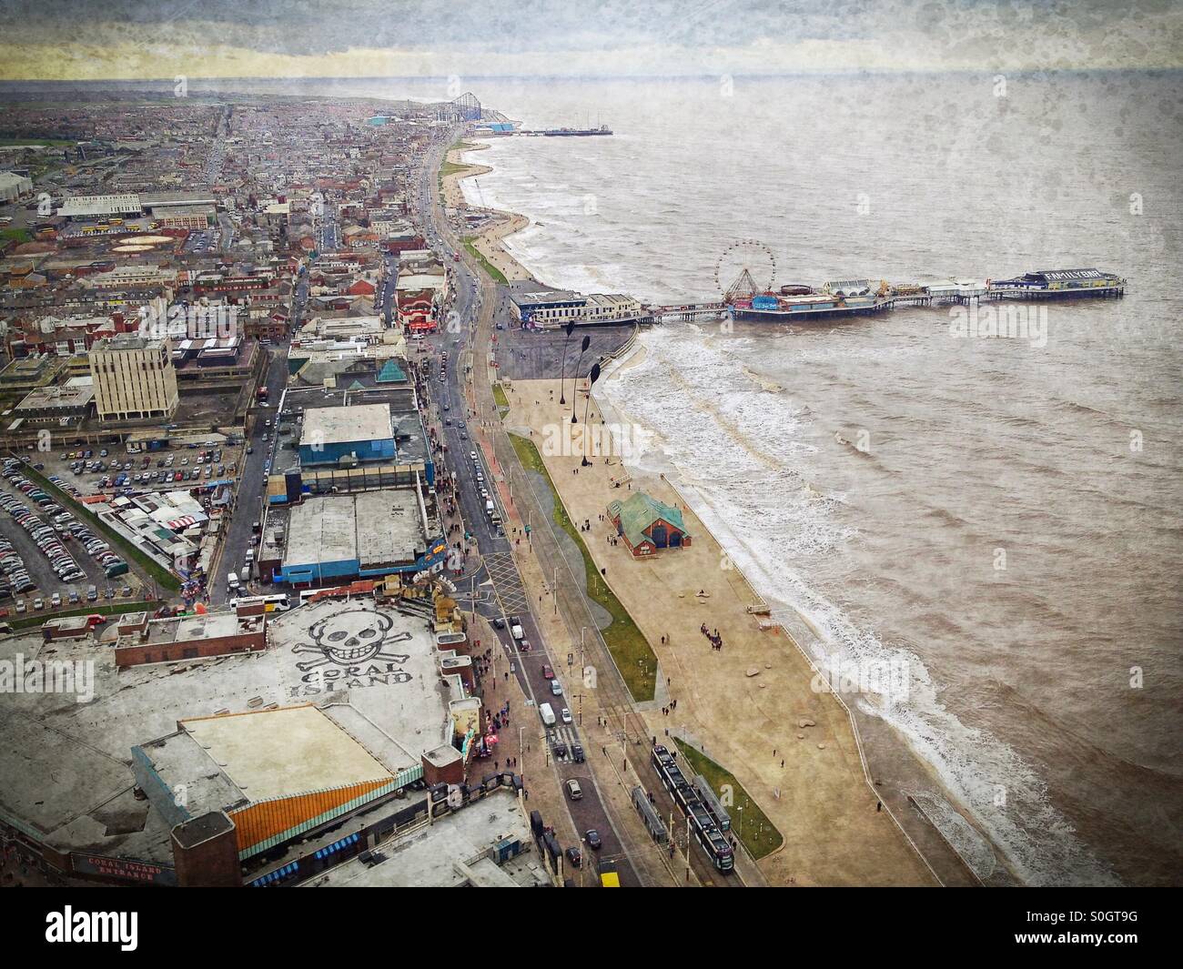 Blackpool tower aerial hi-res stock photography and images - Alamy