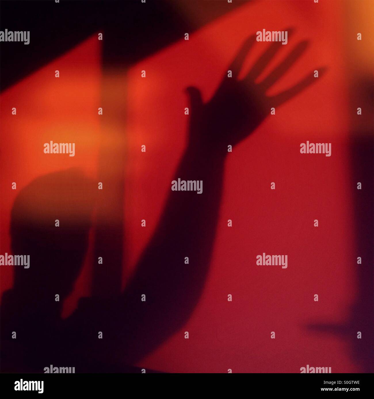 Shadow of a man Stock Photo - Alamy