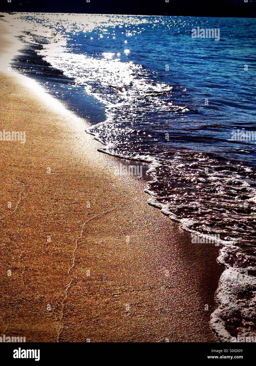 Sparkling water waves hi-res stock photography and images - Alamy