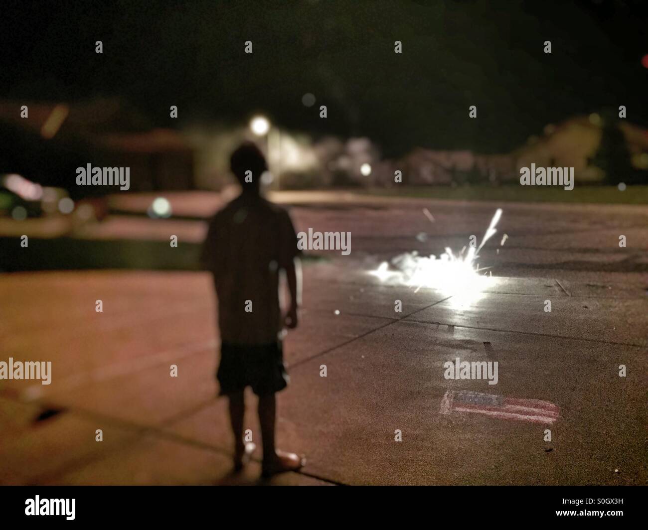 Boy with flag hi-res stock photography and images - Alamy