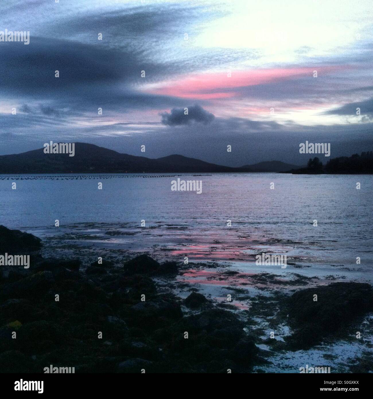 West Cork sunset Stock Photo - Alamy