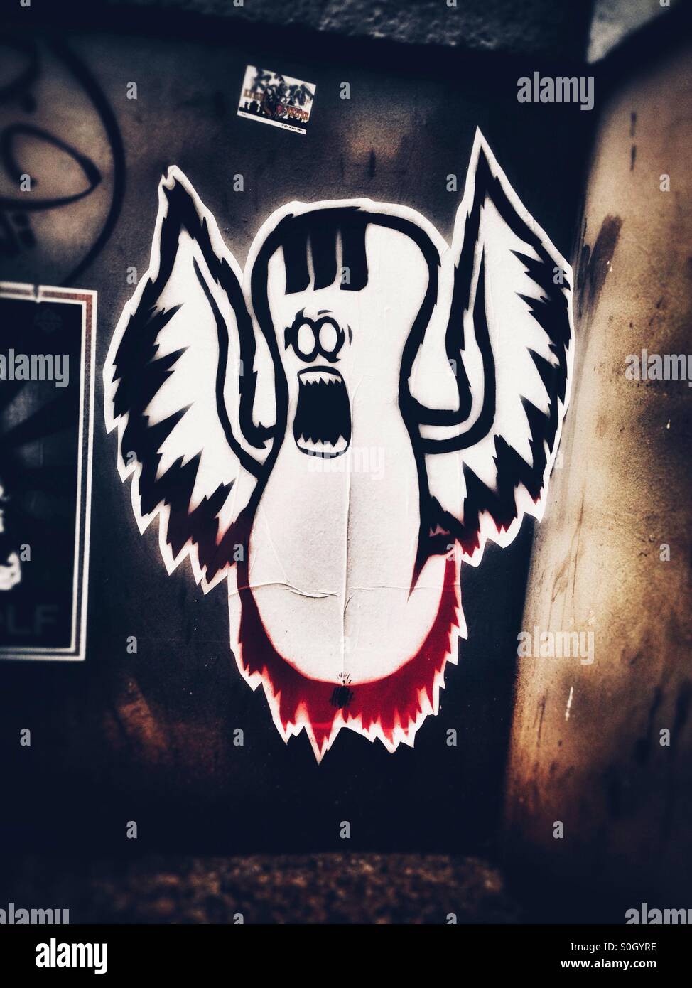 Ghost graffiti hi-res stock photography and images - Alamy