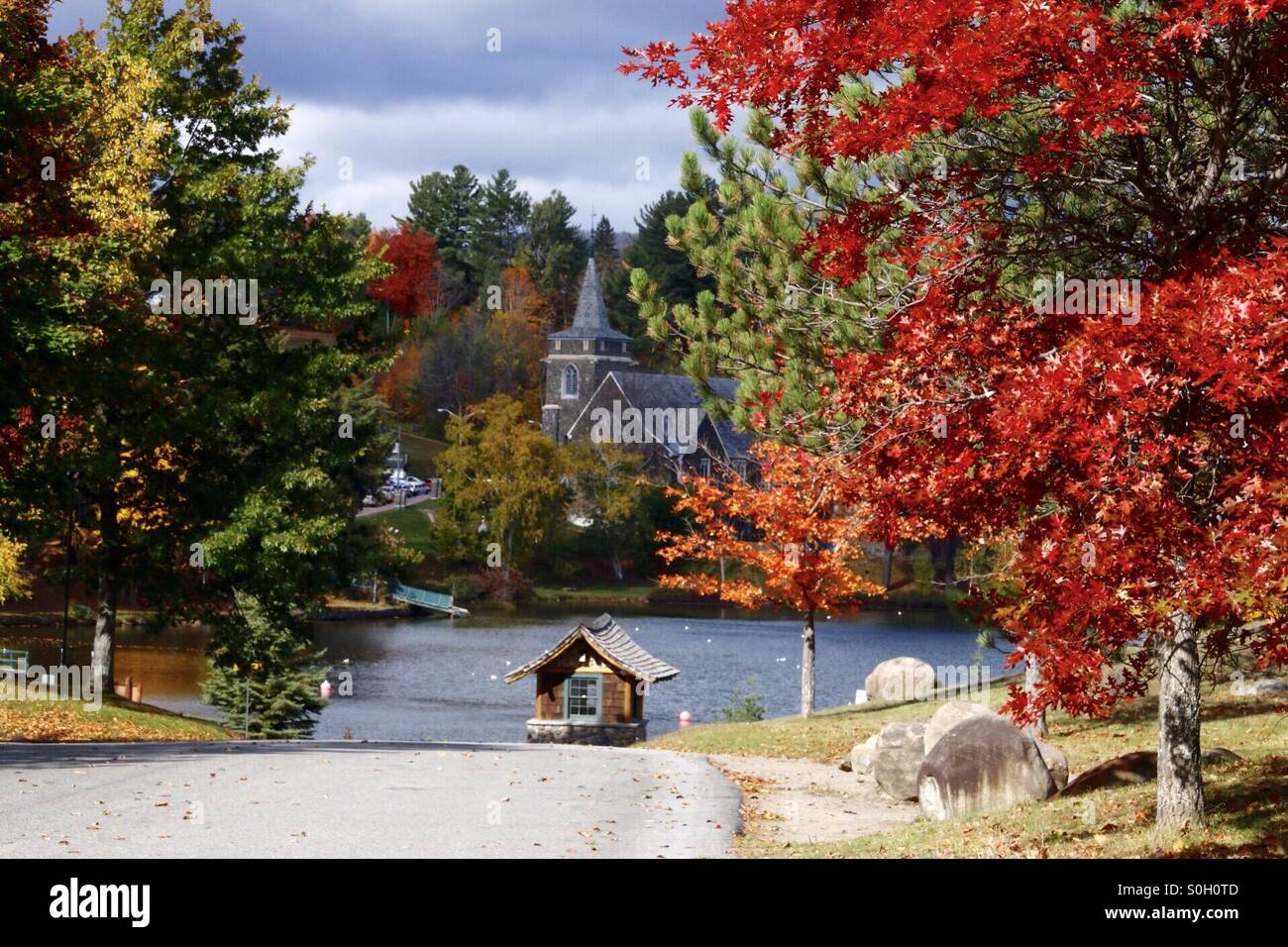 Lake placid village hi-res stock photography and images - Alamy