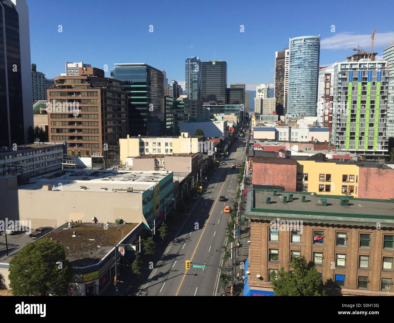 A Vancouver Street Stock Photo - Alamy