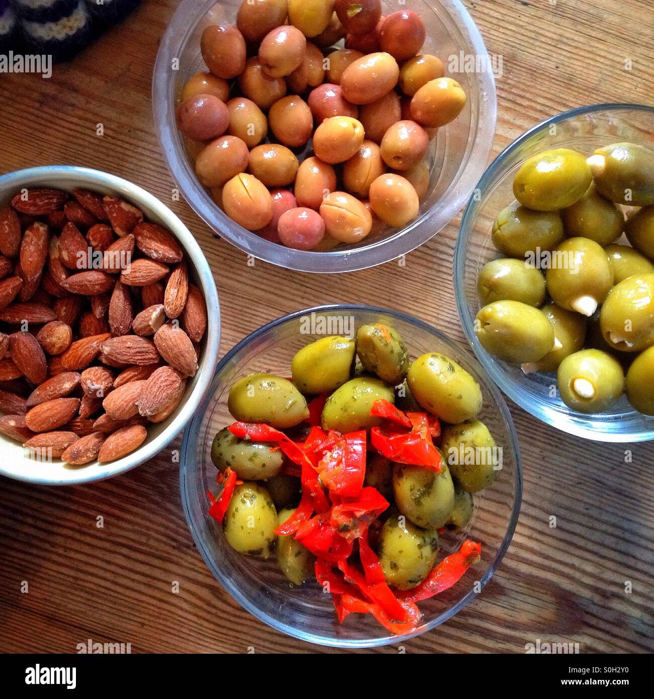 Almonds and olives hi-res stock photography and images - Alamy