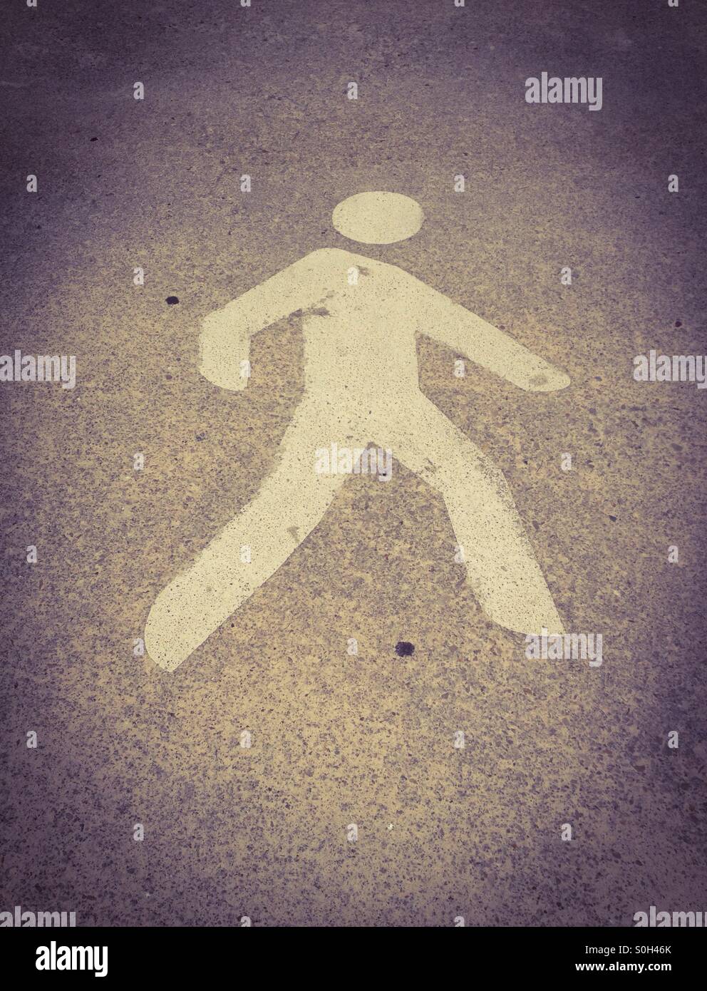 Pedestrian silhouette man walk hi-res stock photography and images - Alamy