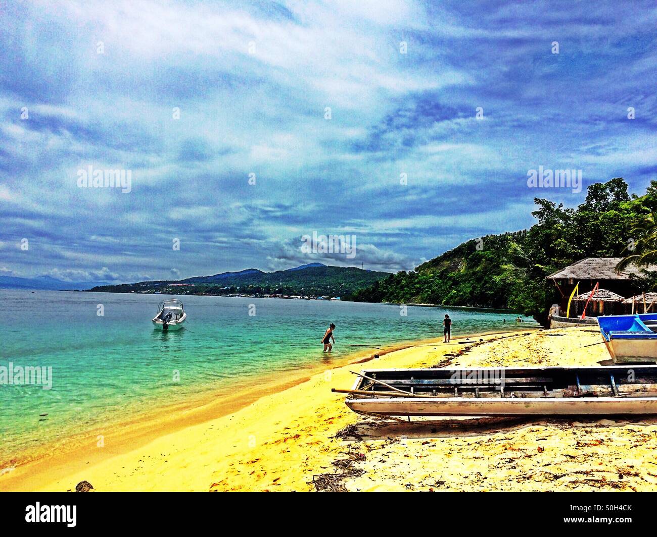 Tanjung karang beach, Donggala City Indonesia Stock Photo - Alamy
