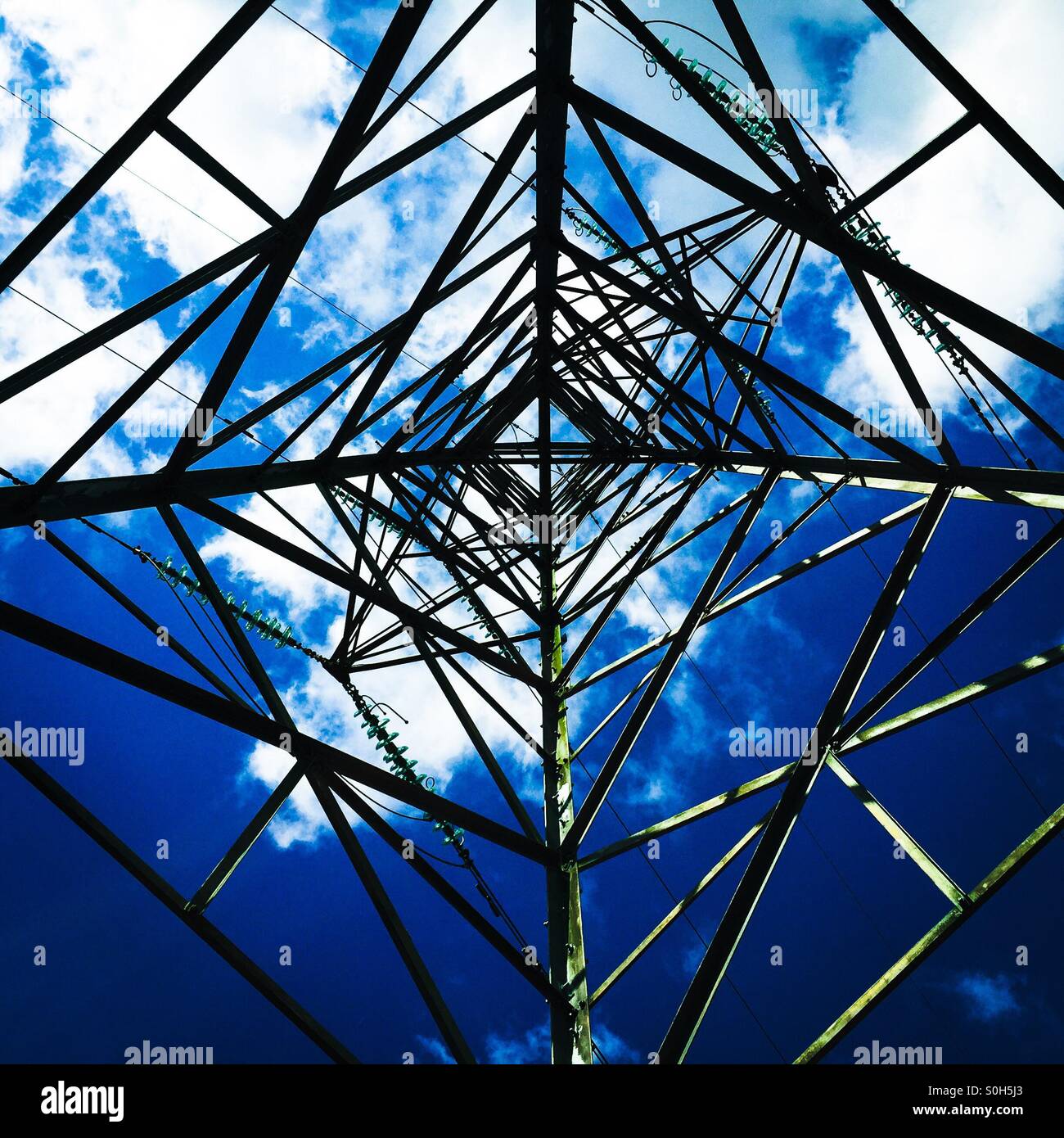 Inside the pylon Stock Photo - Alamy