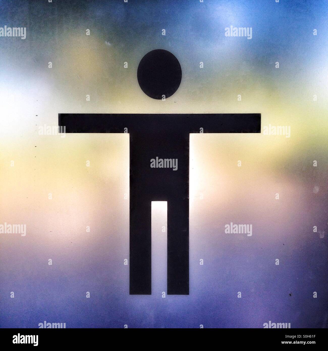 Men toilet sign hi-res stock photography and images - Alamy