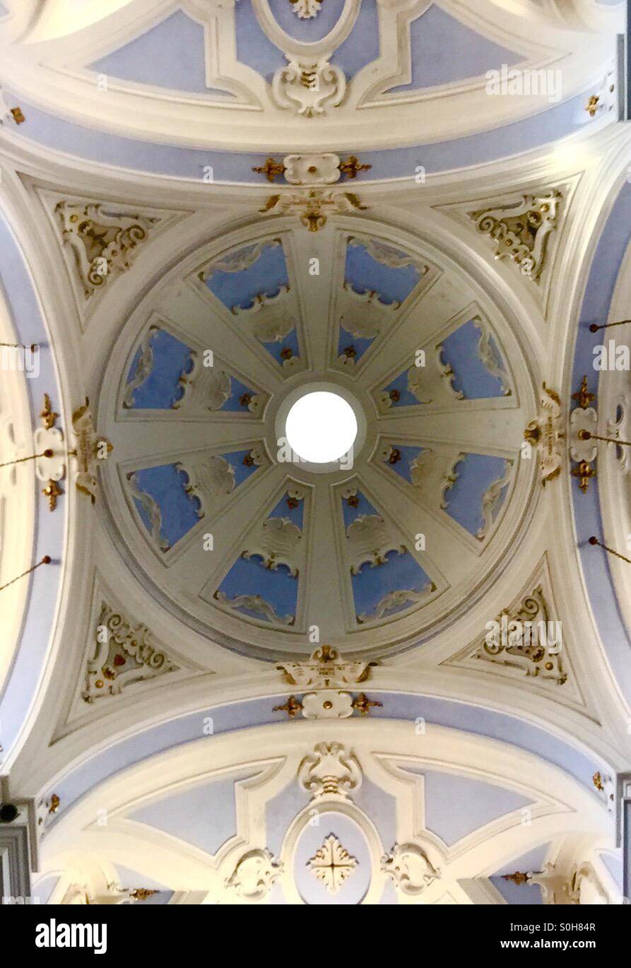 Ceiling of Italian church Stock Photo - Alamy