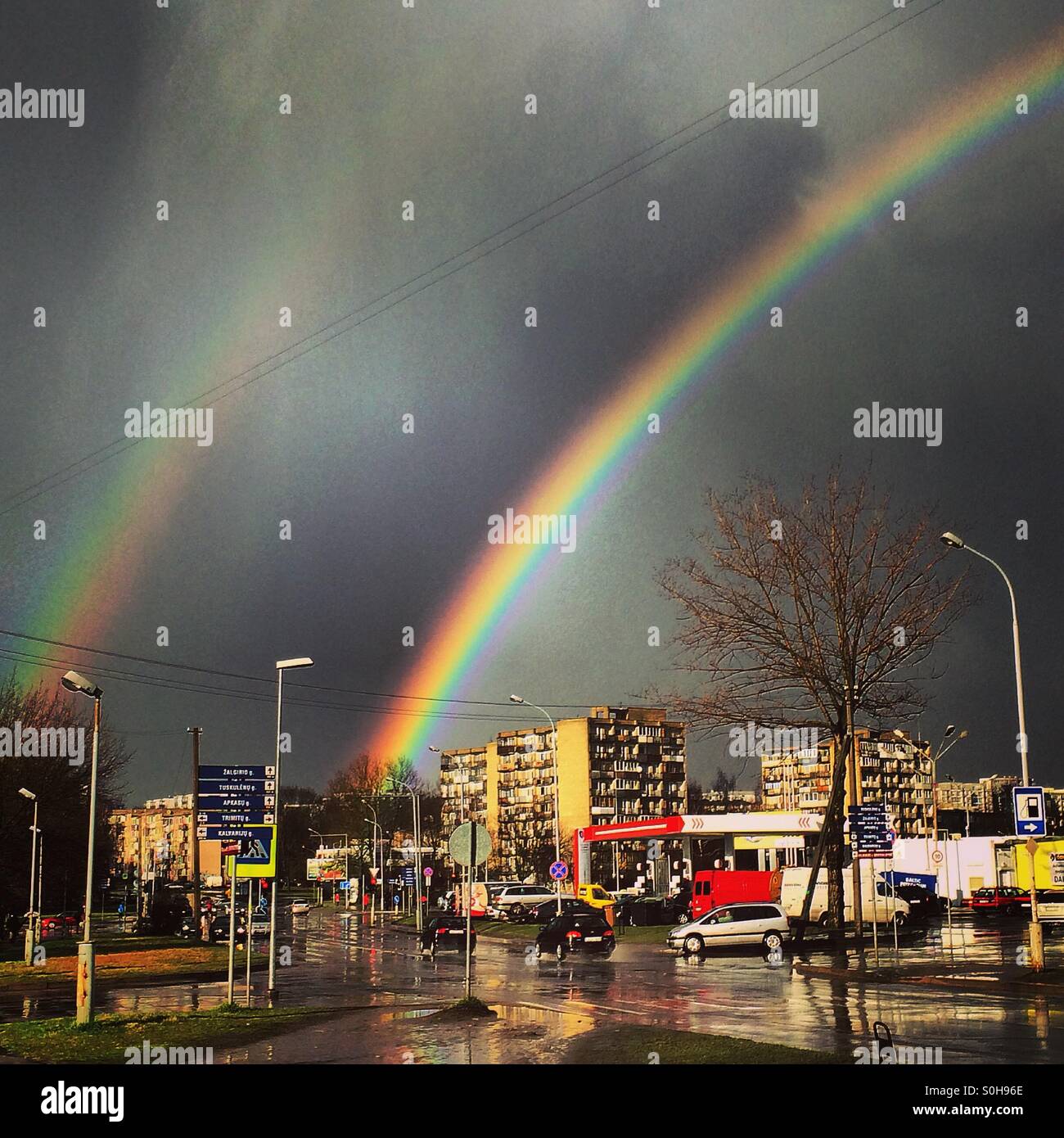 Two rainbows hi-res stock photography and images - Alamy