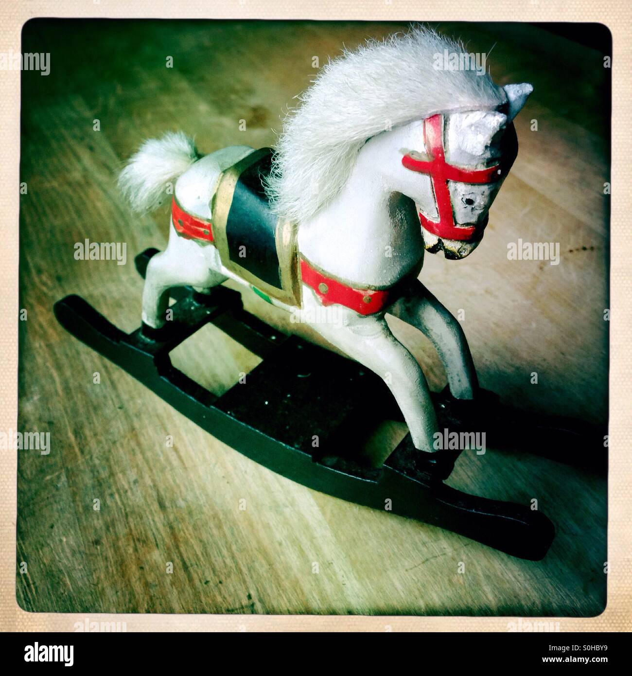 Old rocking horse hi-res stock photography and images - Alamy