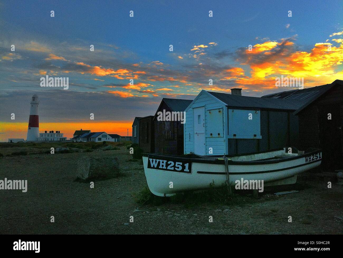 Portland bill lighthouse sunrise hi-res stock photography and images ...