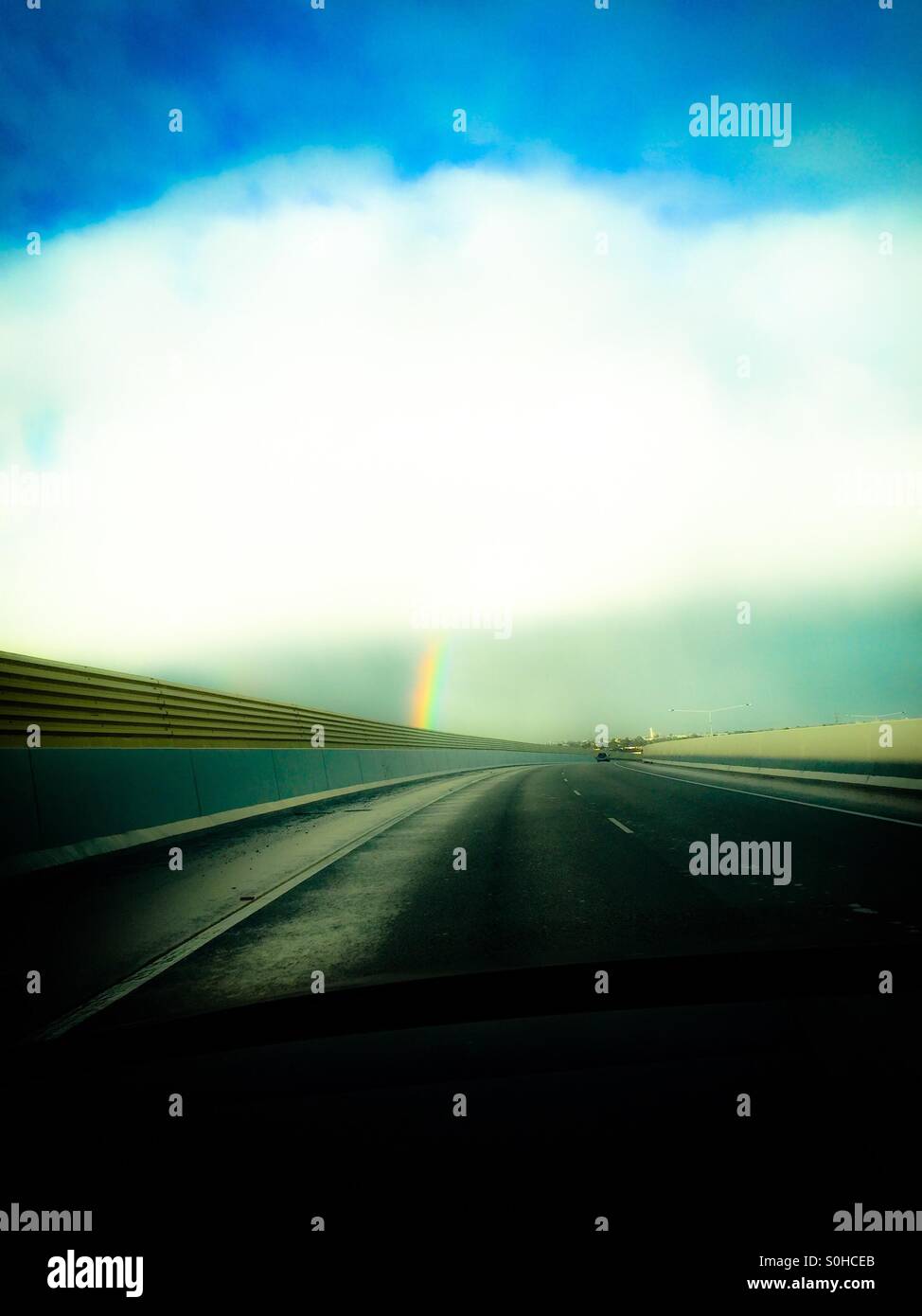Rainbow road car hi-res stock photography and images - Alamy