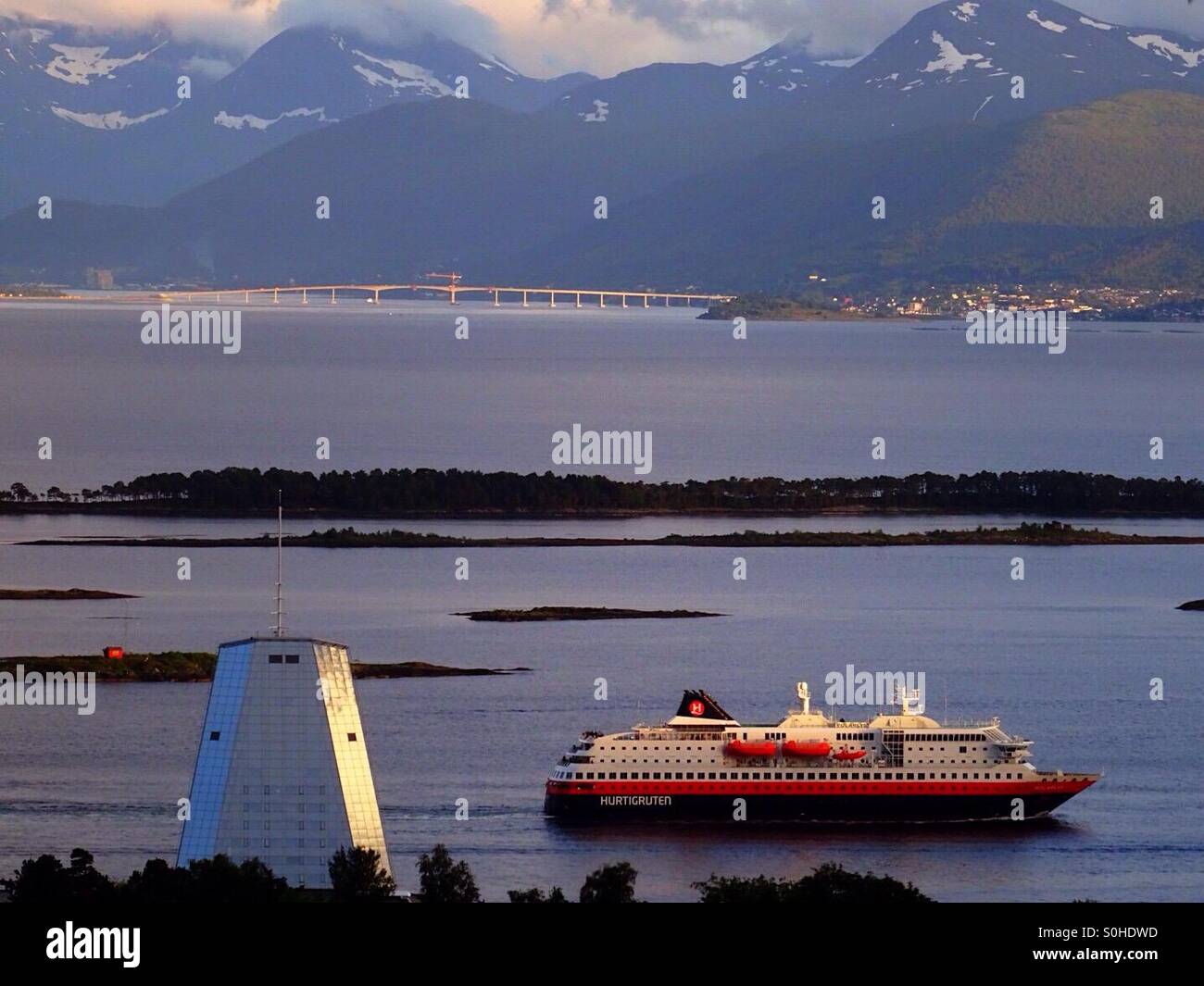 Hurtigruta in Molde Stock Photo - Alamy